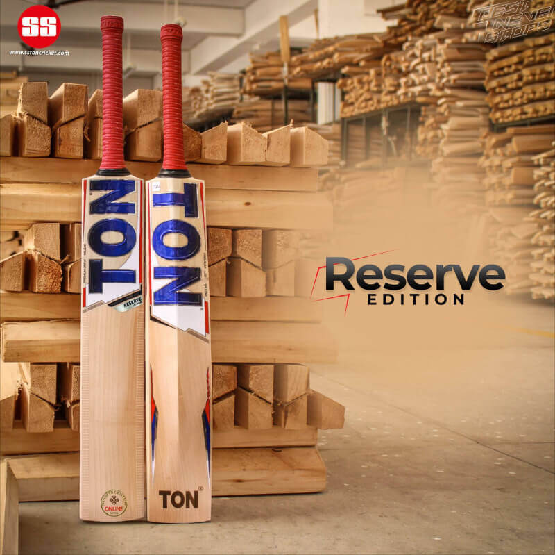 Cricket Bat Kashmir Willow TON RESERVE EDITION - Sports Center