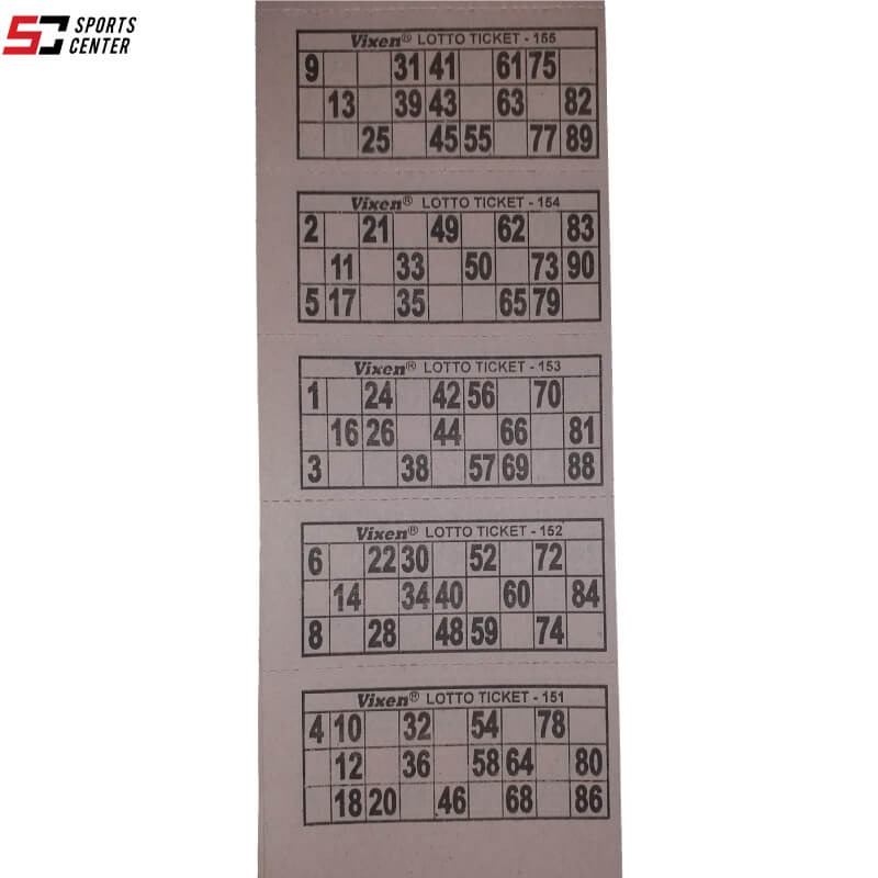 Bingo Tickets VIXEN (Pack of 3) - Sports Center