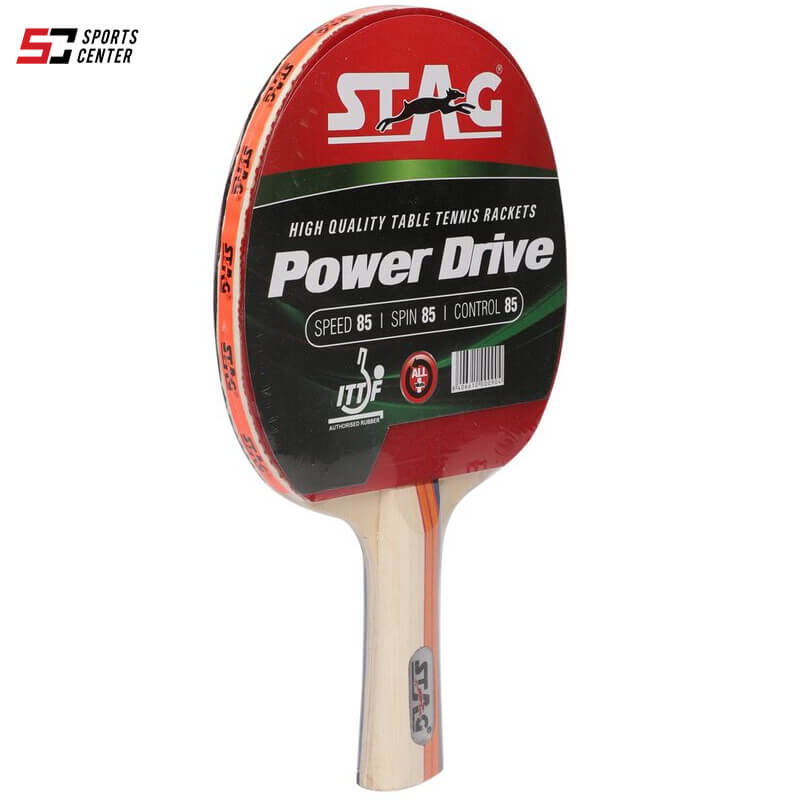 Table Tennis Bat Stag Power Drive Plus ITTF Approved - Sports Center