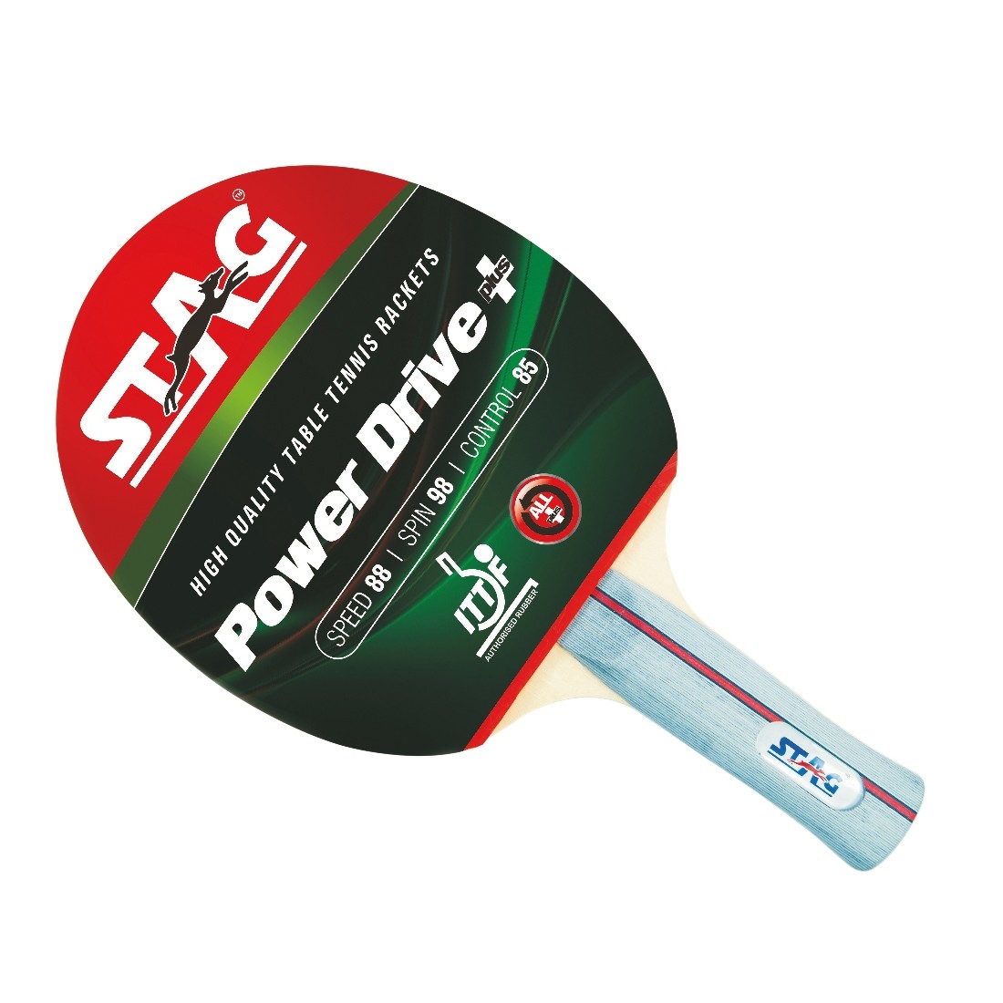Table Tennis Bat Stag Power Drive Plus ITTF Approved - Sports Center