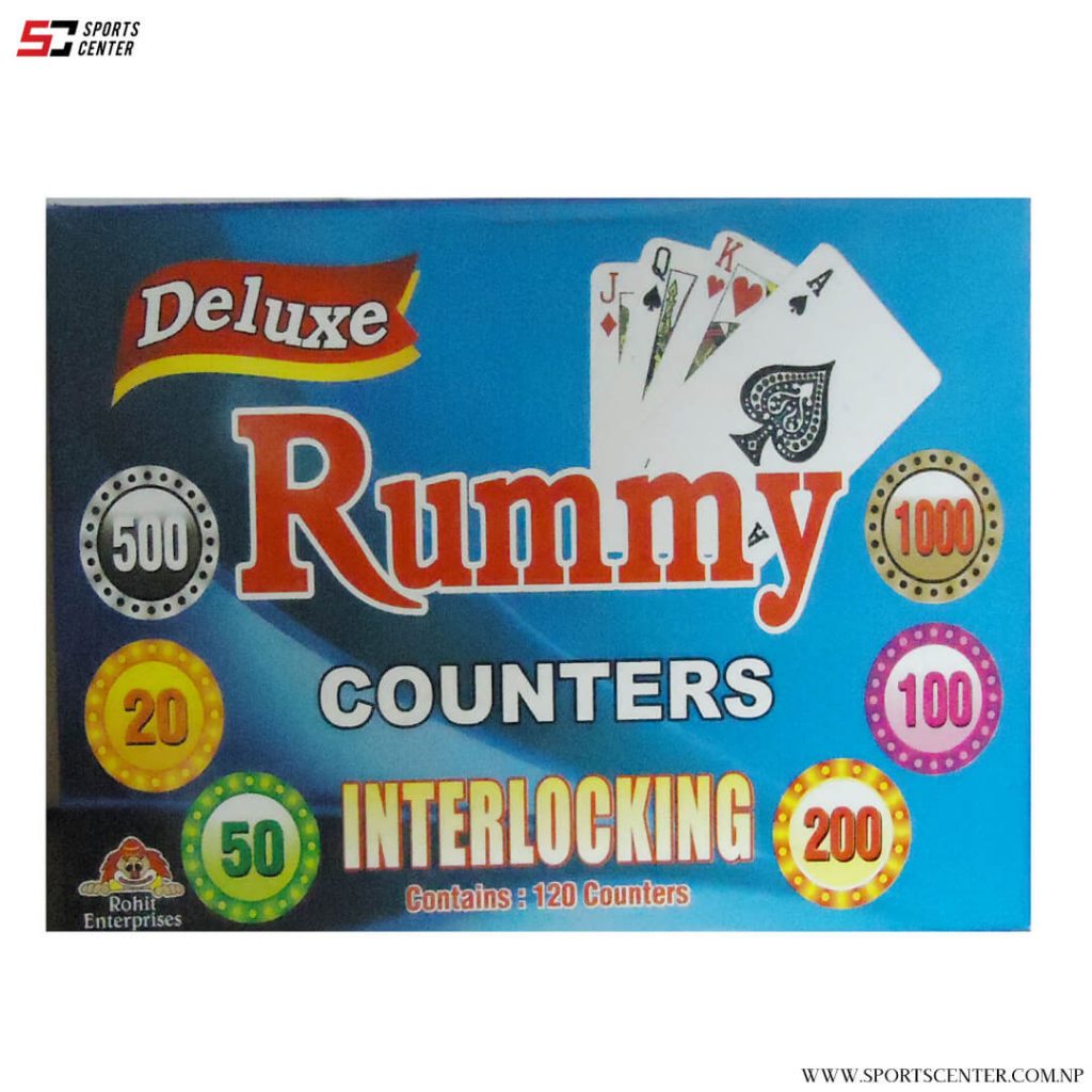 Poker Chips Rummy Counters Deluxe - Sports Center