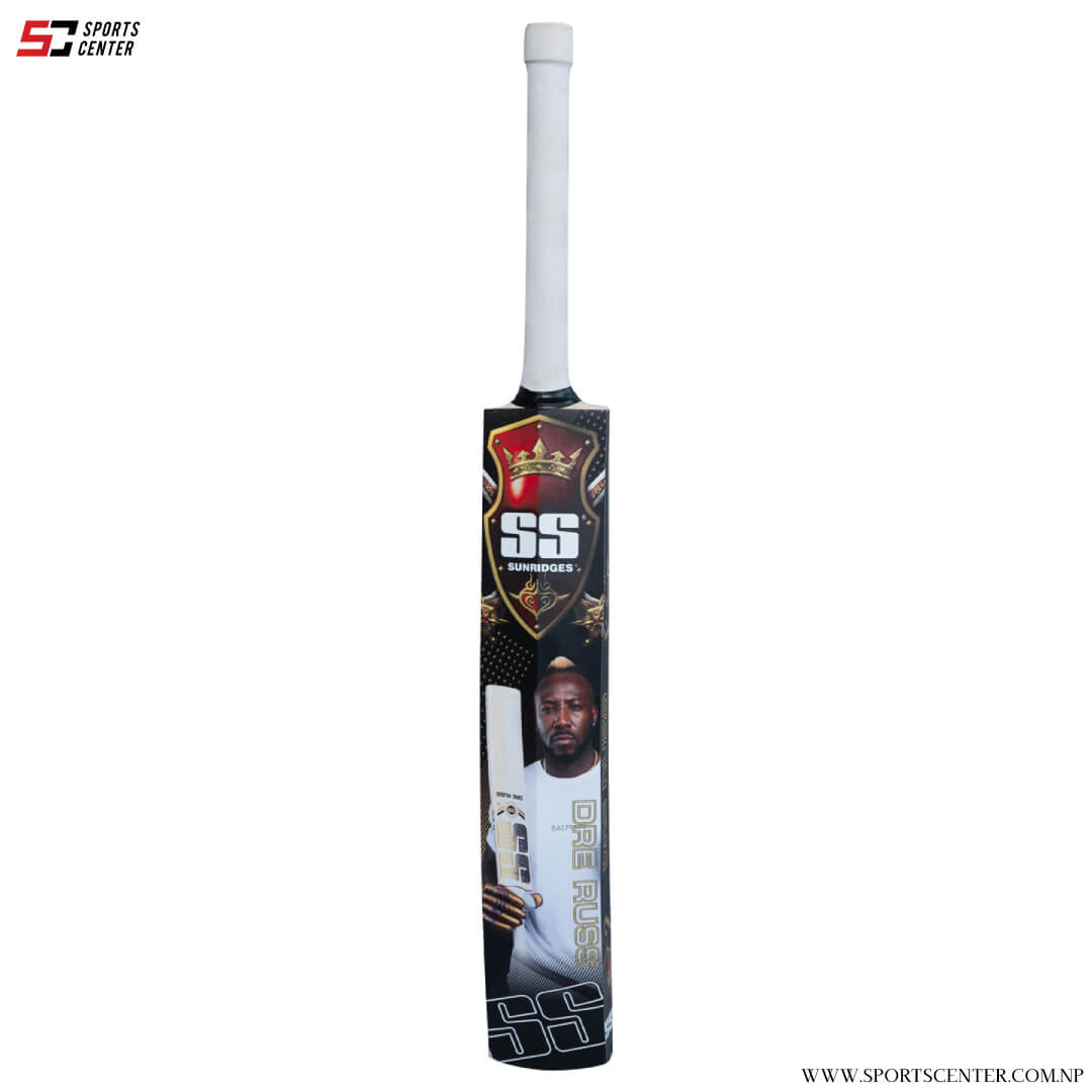 Cricket Bat Kashmir Willow SS DRE RUSS FULL STICKER - Sports Center