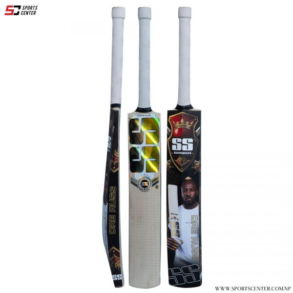 Cricket Bat Kashmir Willow SS DRE RUSS FULL STICKER - Sports Center